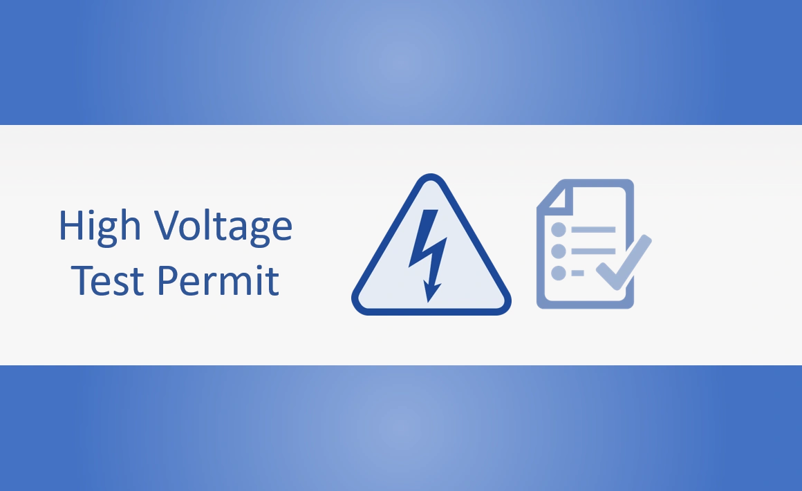 Free High Voltage Test Permit free-high-voltage-test-permit